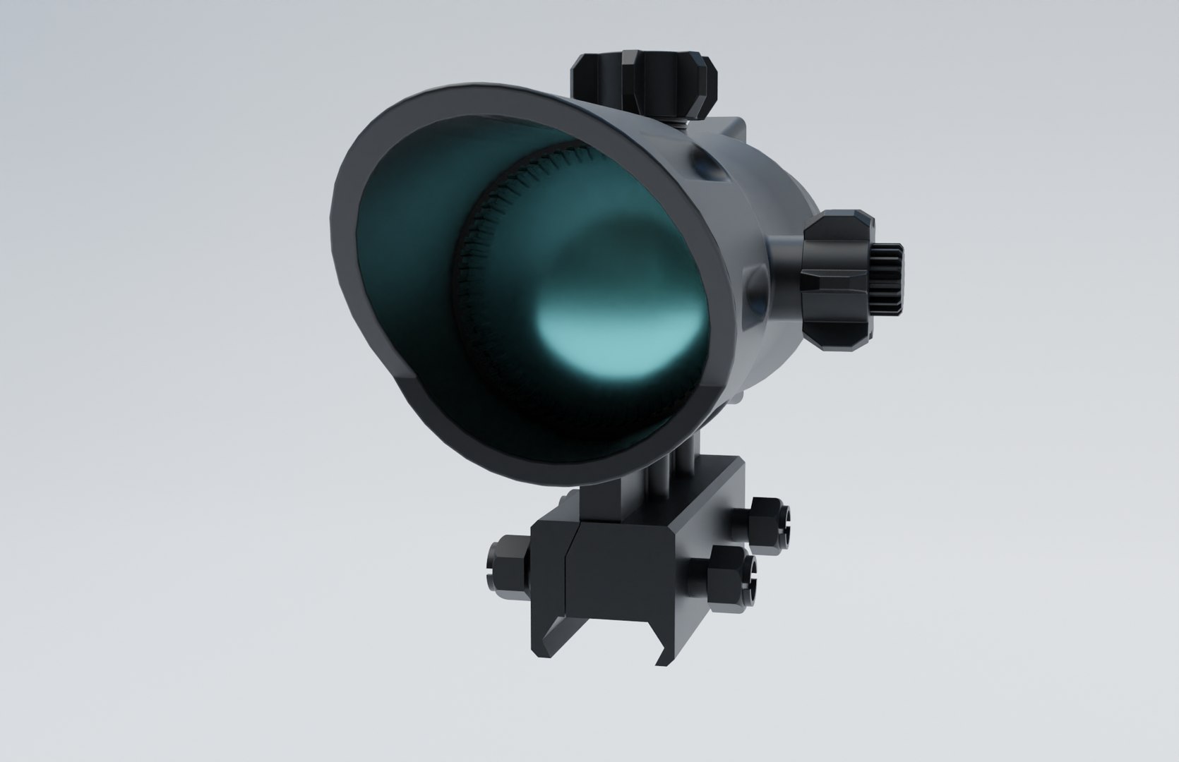3D Collimator Scope Model - TurboSquid 2068873