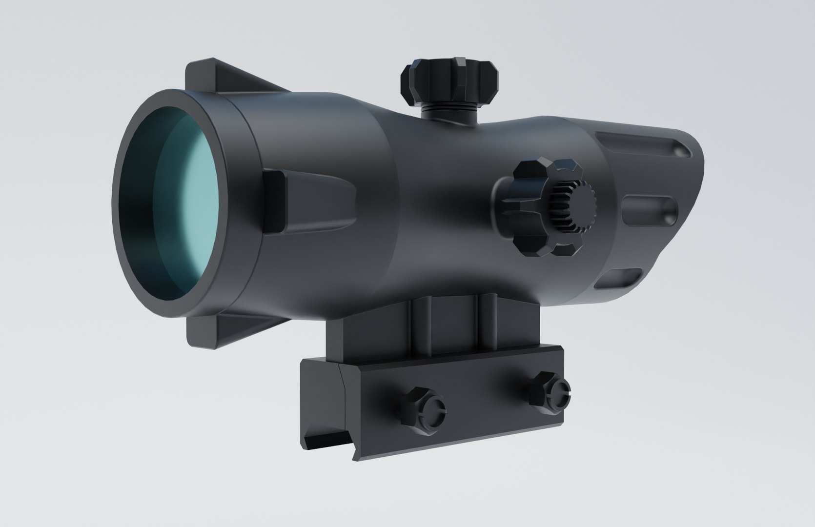 3D Collimator Scope Model - TurboSquid 2068873