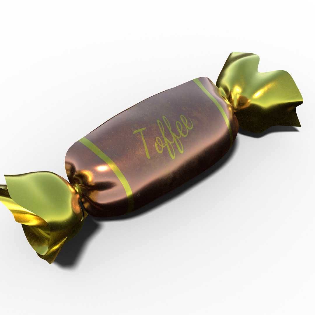 3D Caramel Toffee - TurboSquid 2087400