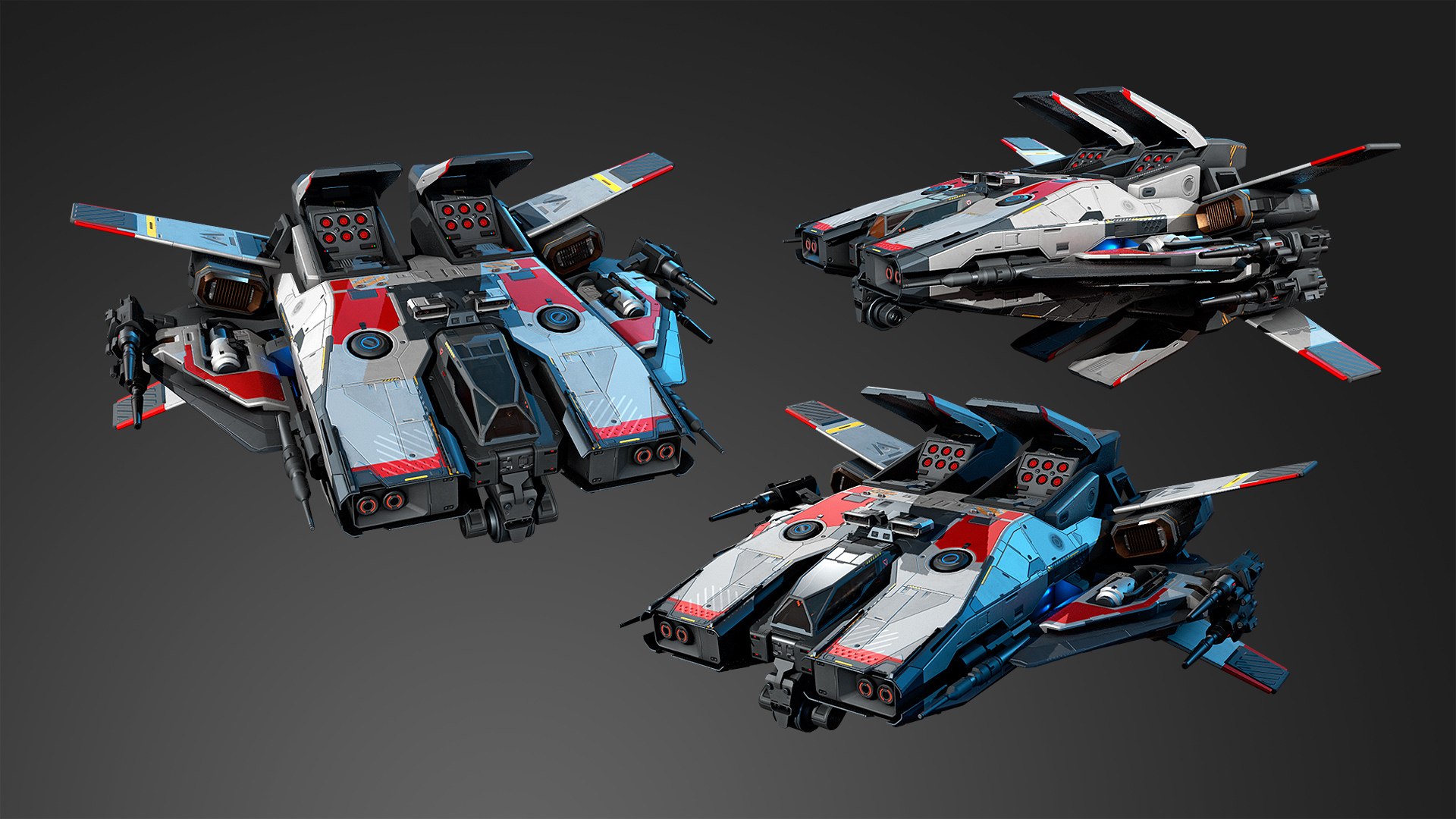 3D BOXER - Fighter Spacecraft Model - TurboSquid 2253976