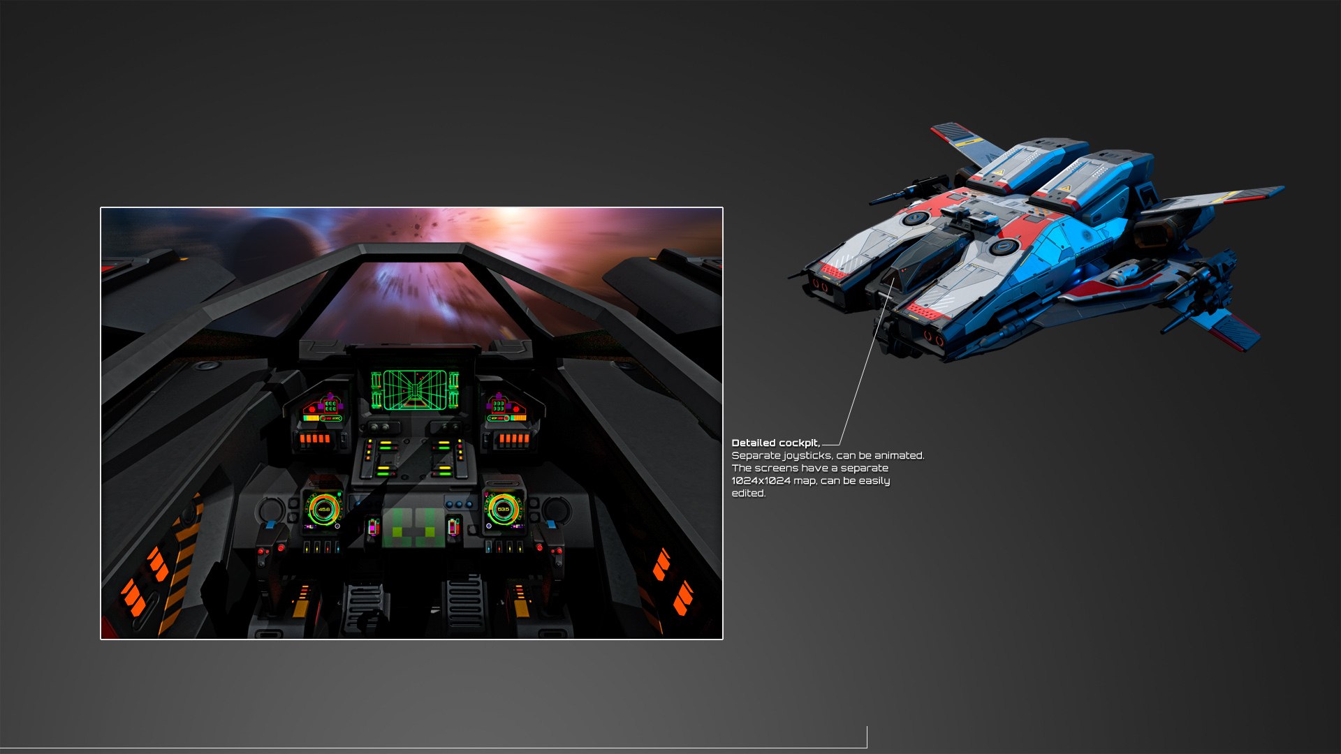 3D BOXER - Fighter Spacecraft Model - TurboSquid 2253976