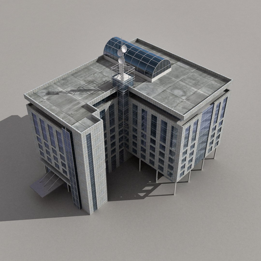 3d Modern Building Model