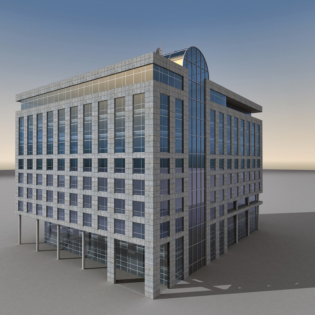 3d Modern Building Model