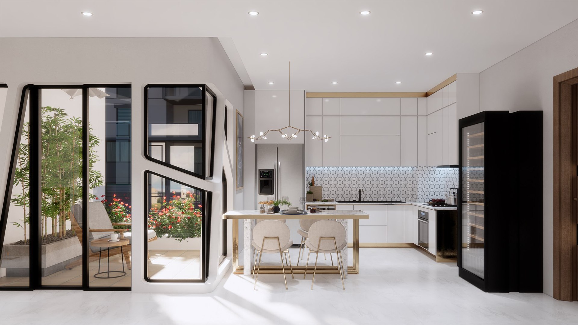 20 Scenes Livingroom-kitchen Only FBX Format TMB Collection 1 - 2 3D ...