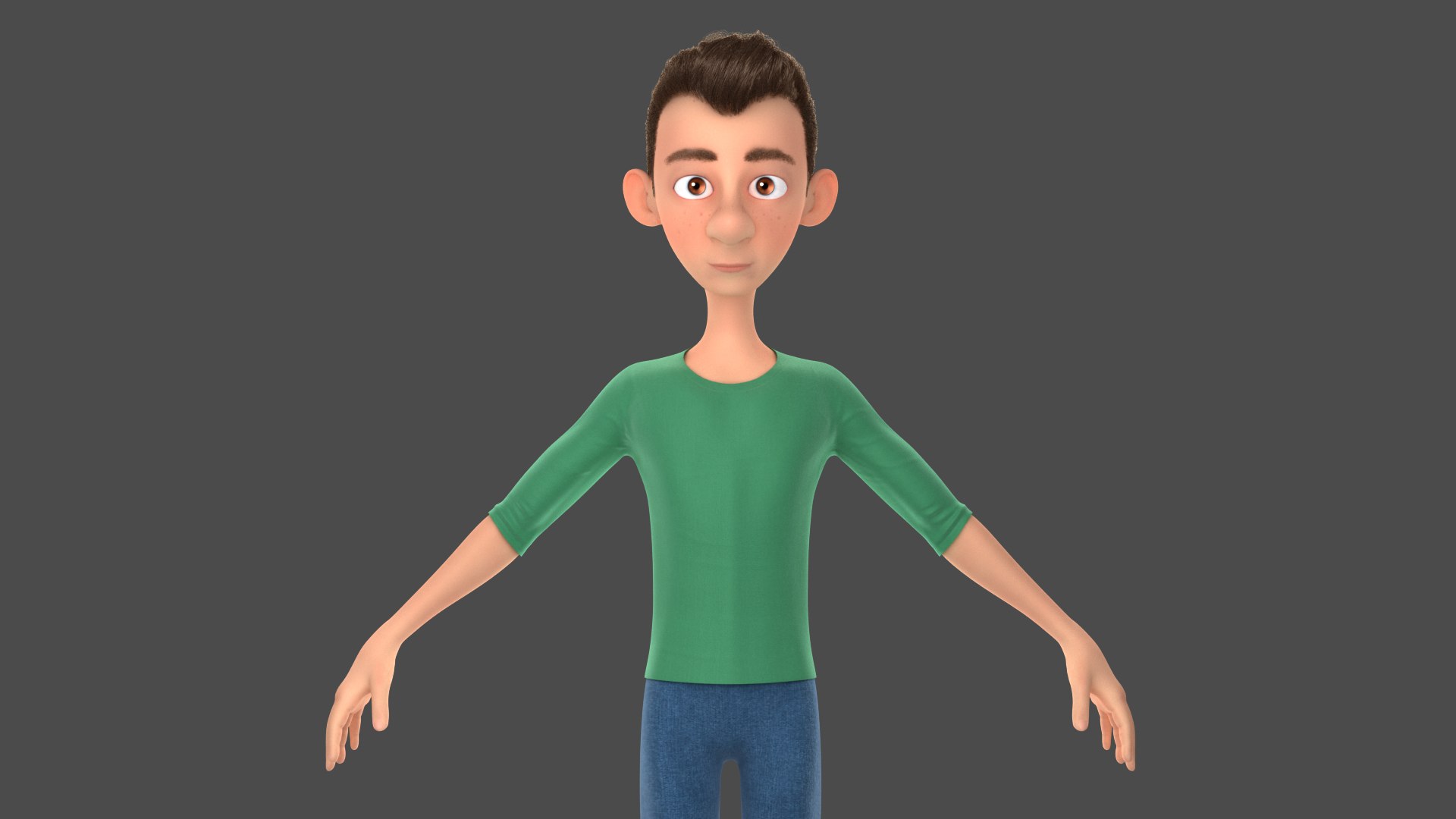 Cartoon Man 3D Model - TurboSquid 1728020