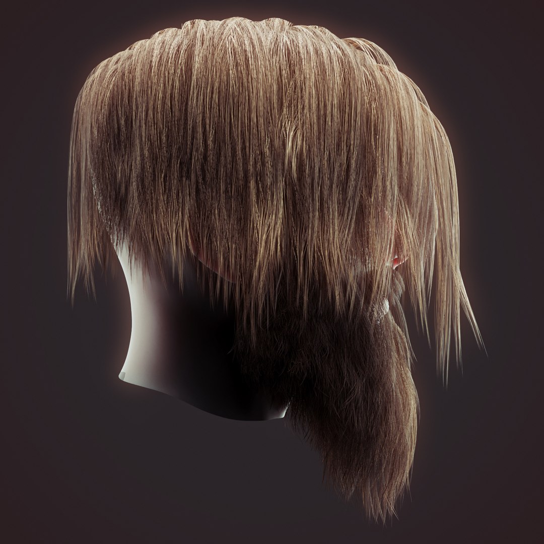 Head Hair Kit 4 3D Model - TurboSquid 1512136