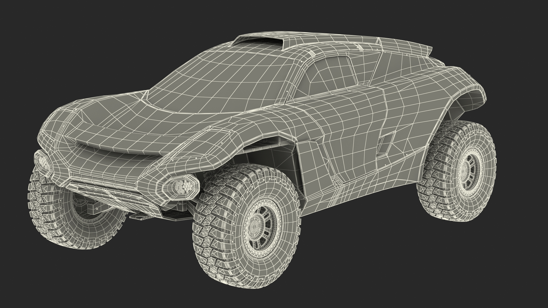 3D Model Extreme E Car Racing Electric SUV Clean Rigged For Cinema ...