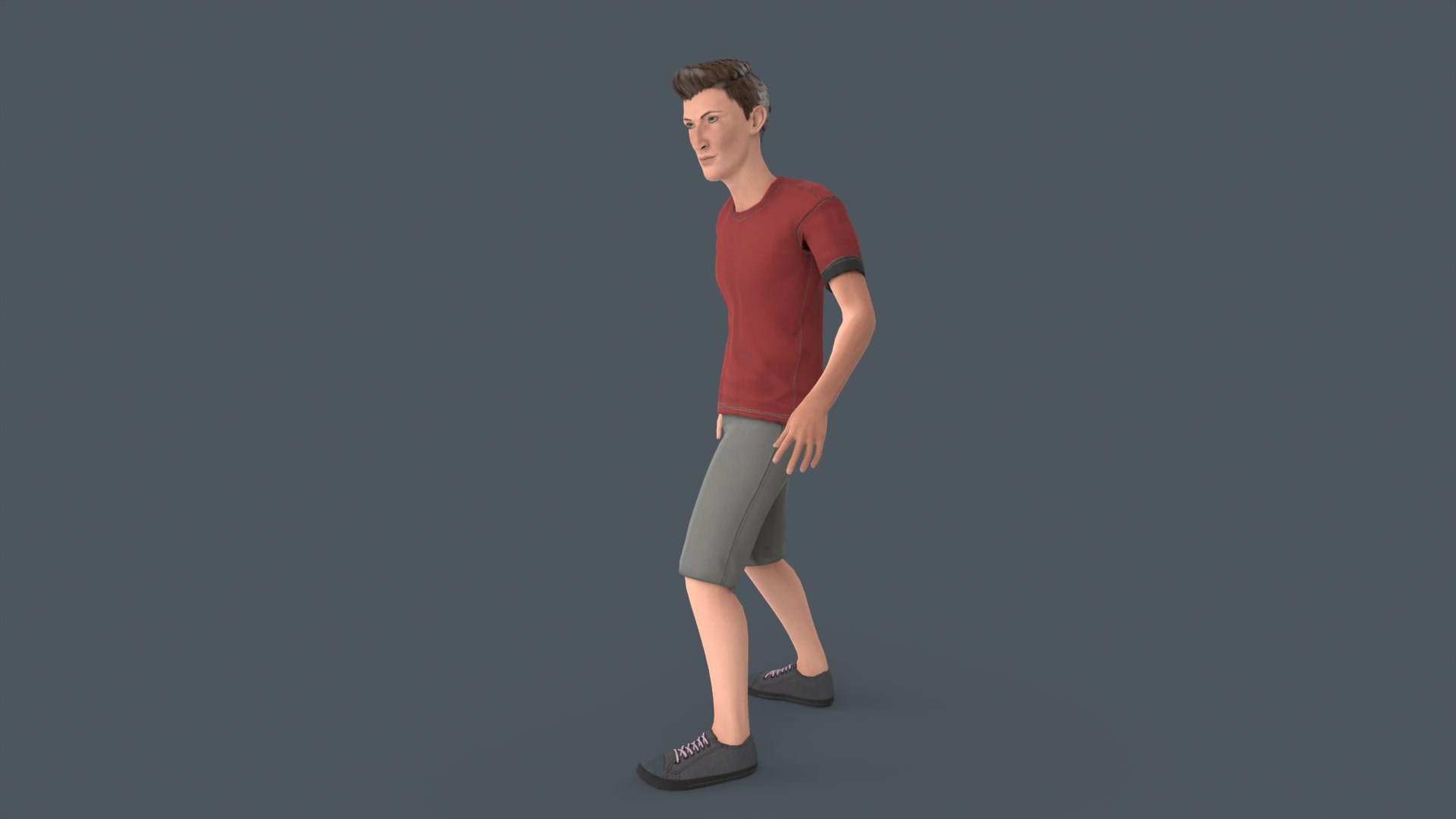 Tall Young Boy 3D model - TurboSquid 1947313