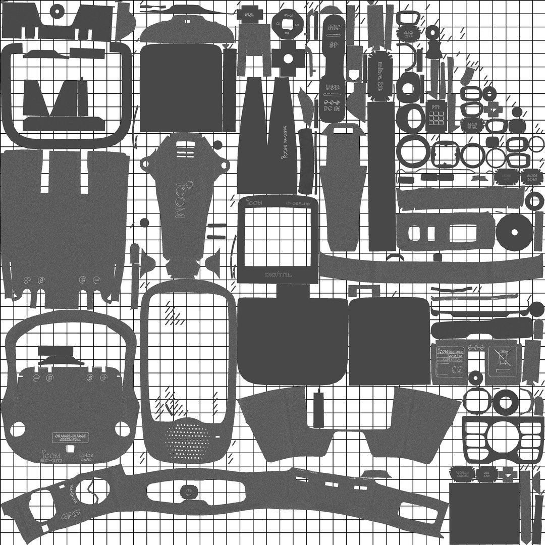 3D Model ICom ID-52a Plus - TurboSquid 2291509