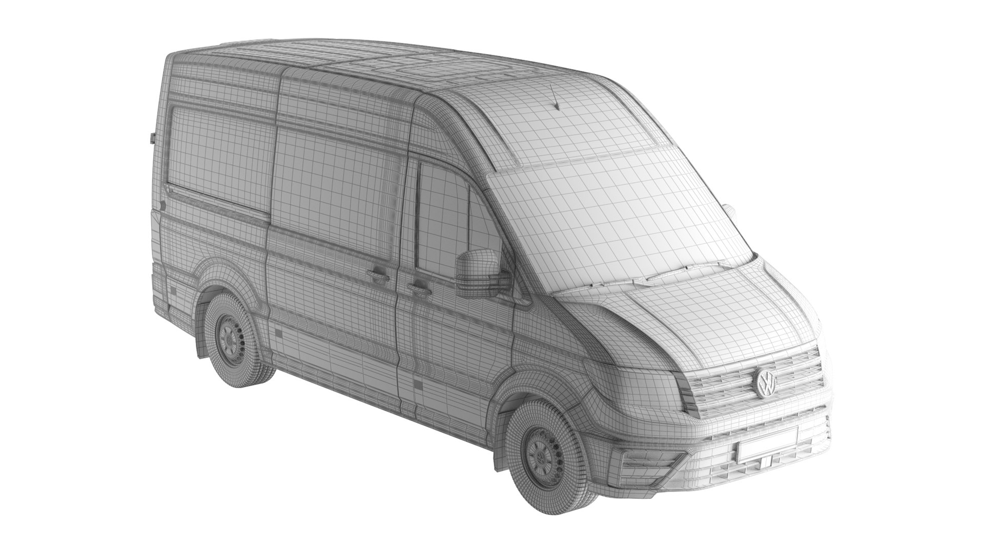 VW Crafter 3D - TurboSquid 2067286