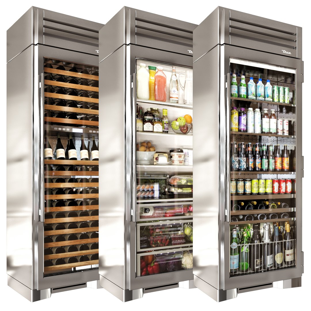 Fridge 3D Model - TurboSquid 1591039