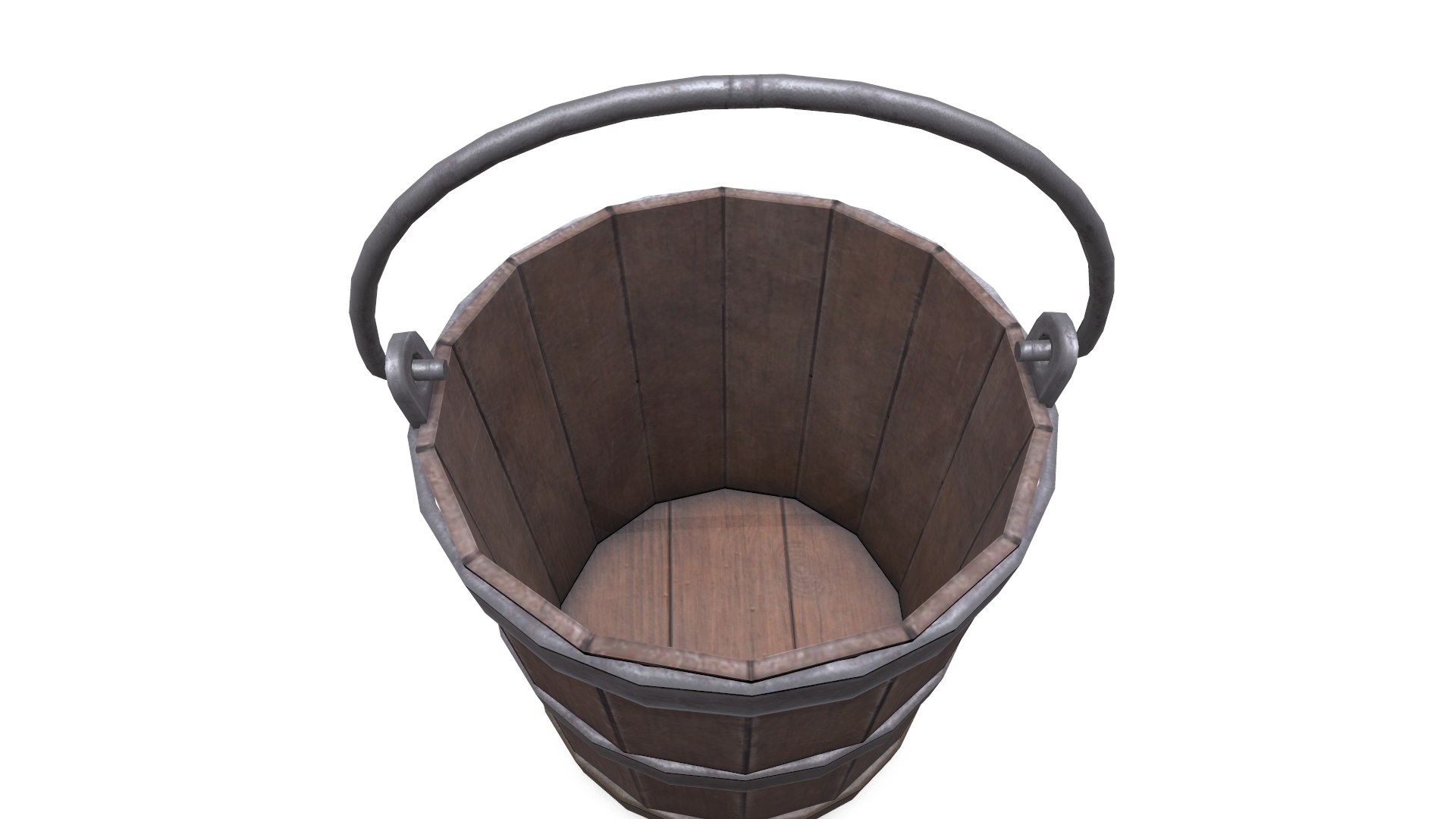 Free 3D Old Bucket Game Ready Low-poly PBR - TurboSquid 1938168