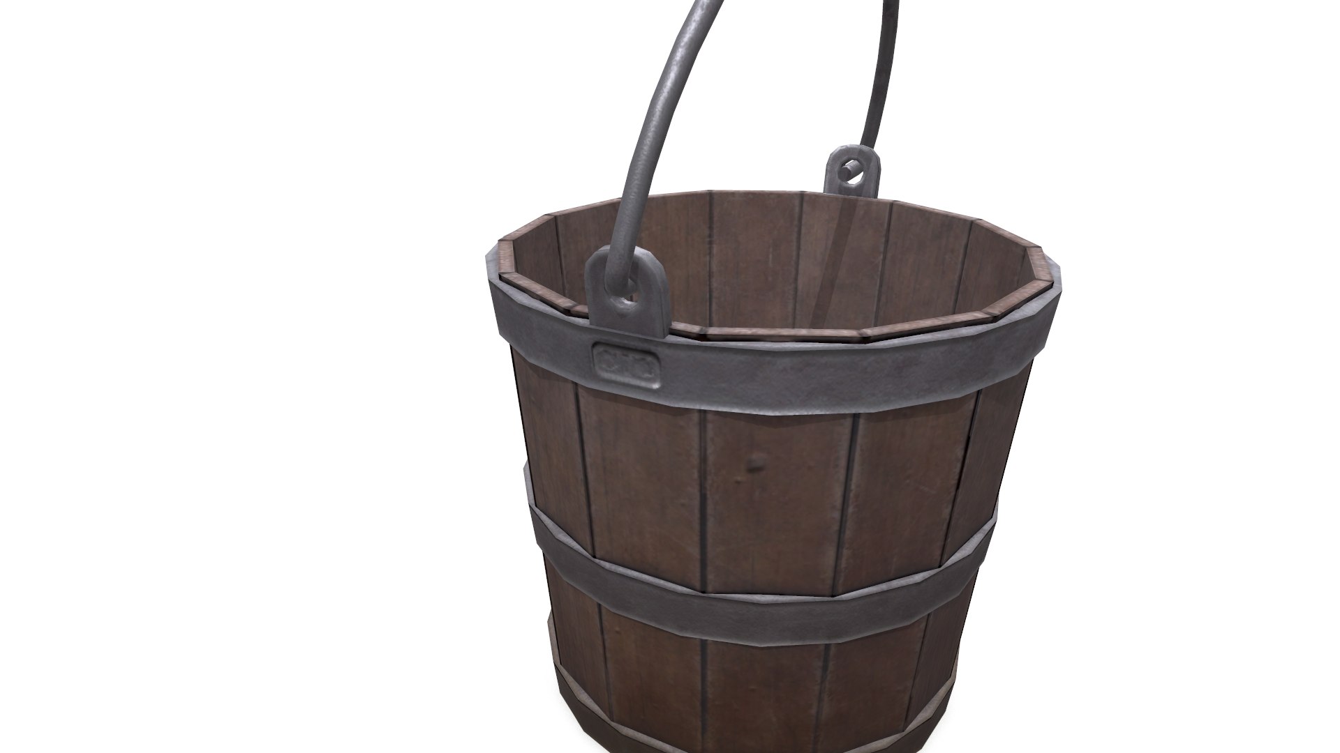 Free 3D Old Bucket Game Ready Low-poly PBR - TurboSquid 1938168