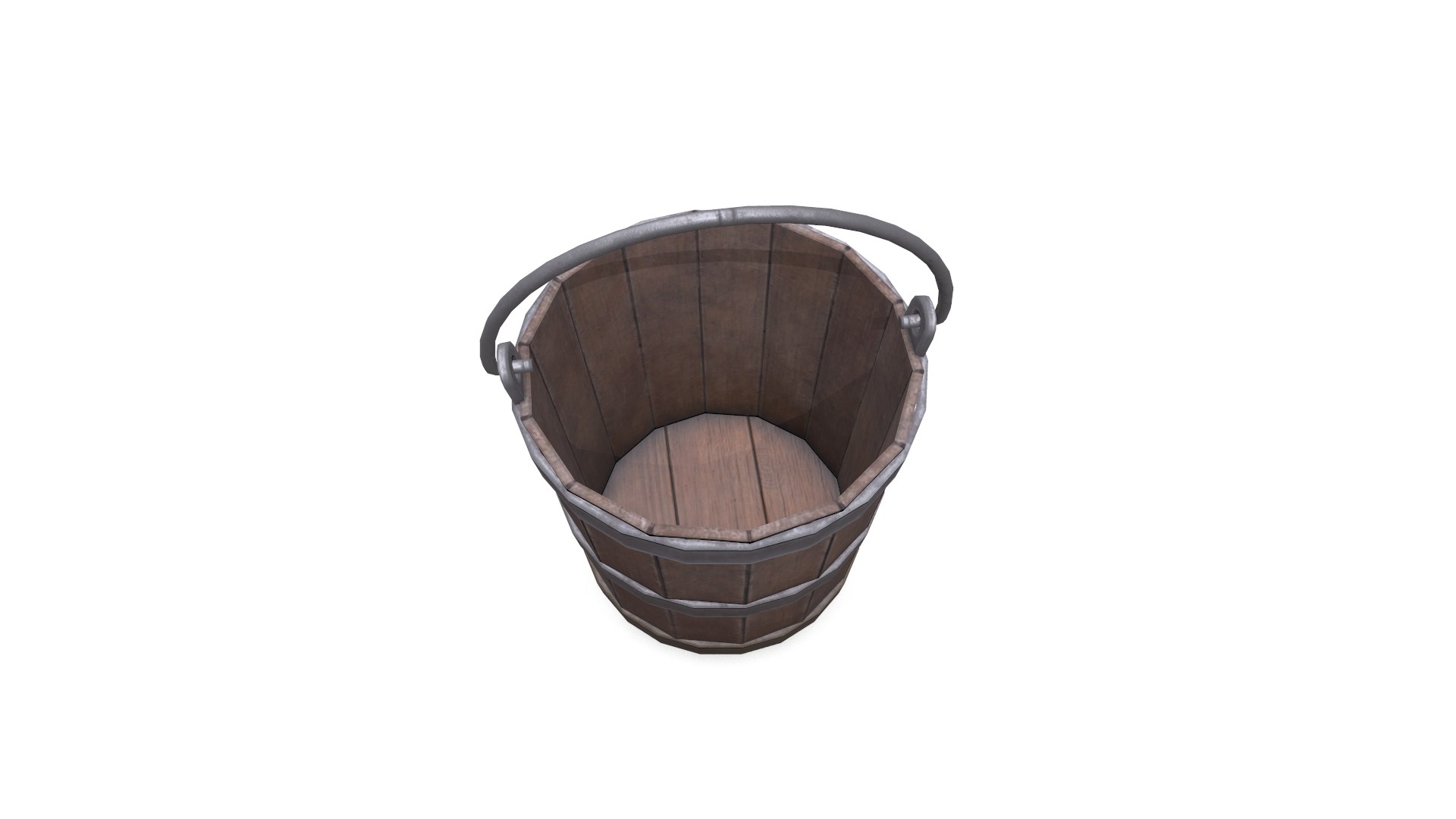 Free 3D Old Bucket Game Ready Low-poly PBR - TurboSquid 1938168