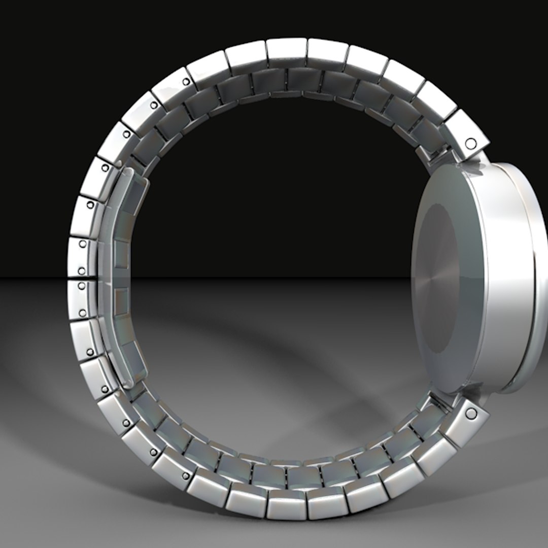 3d Gucci Interlocking Stainless Steel Model