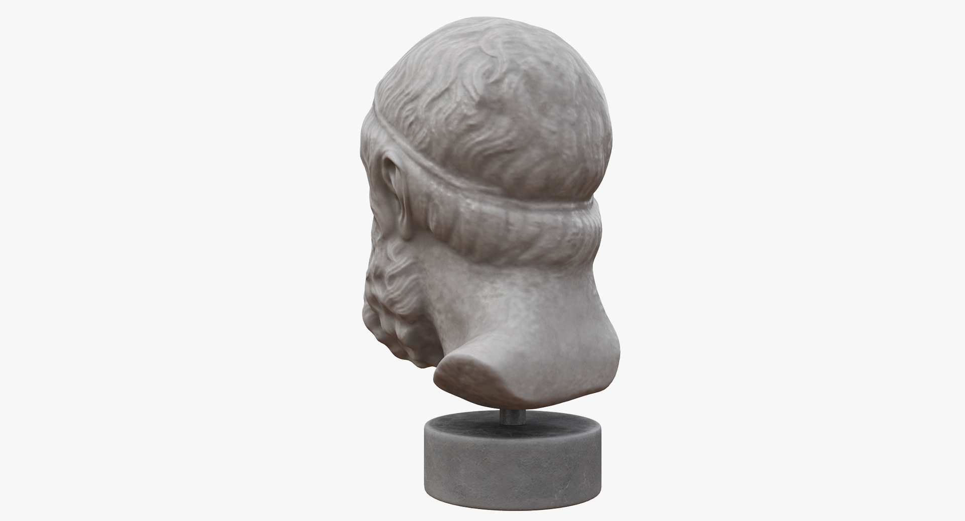 Socrates bust 3D model - TurboSquid 1614695