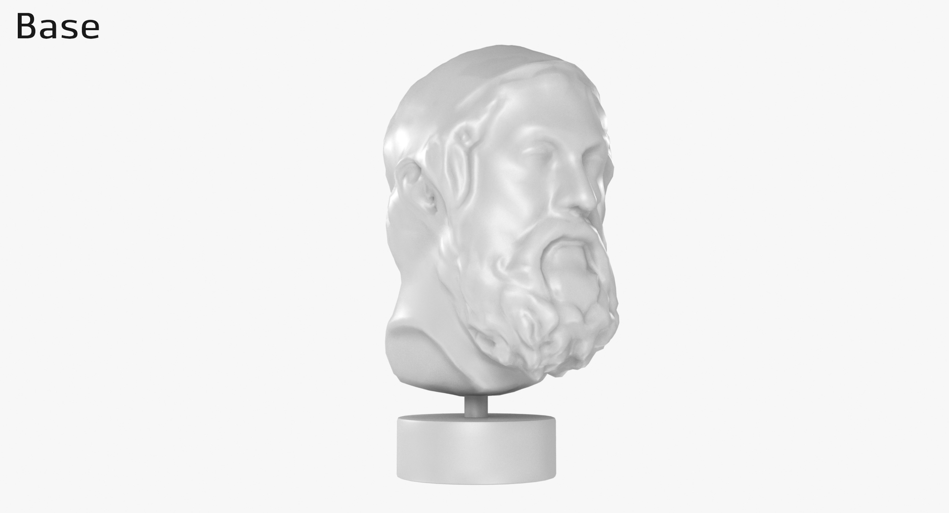 Socrates bust 3D model - TurboSquid 1614695
