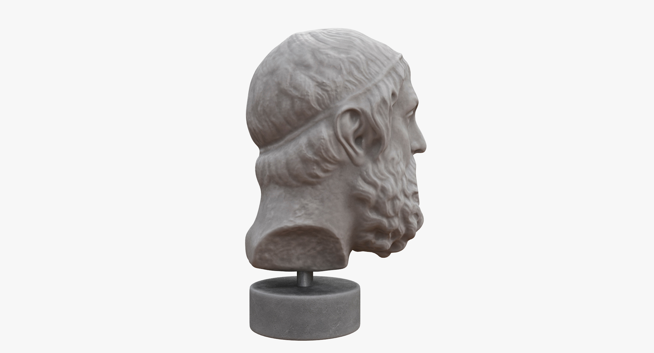 Socrates bust 3D model - TurboSquid 1614695