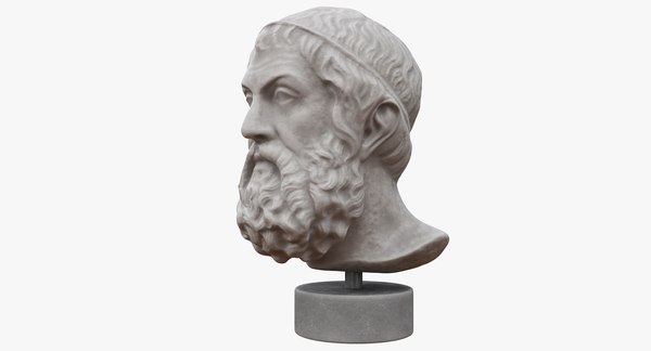 Socrates bust 3D model - TurboSquid 1614695