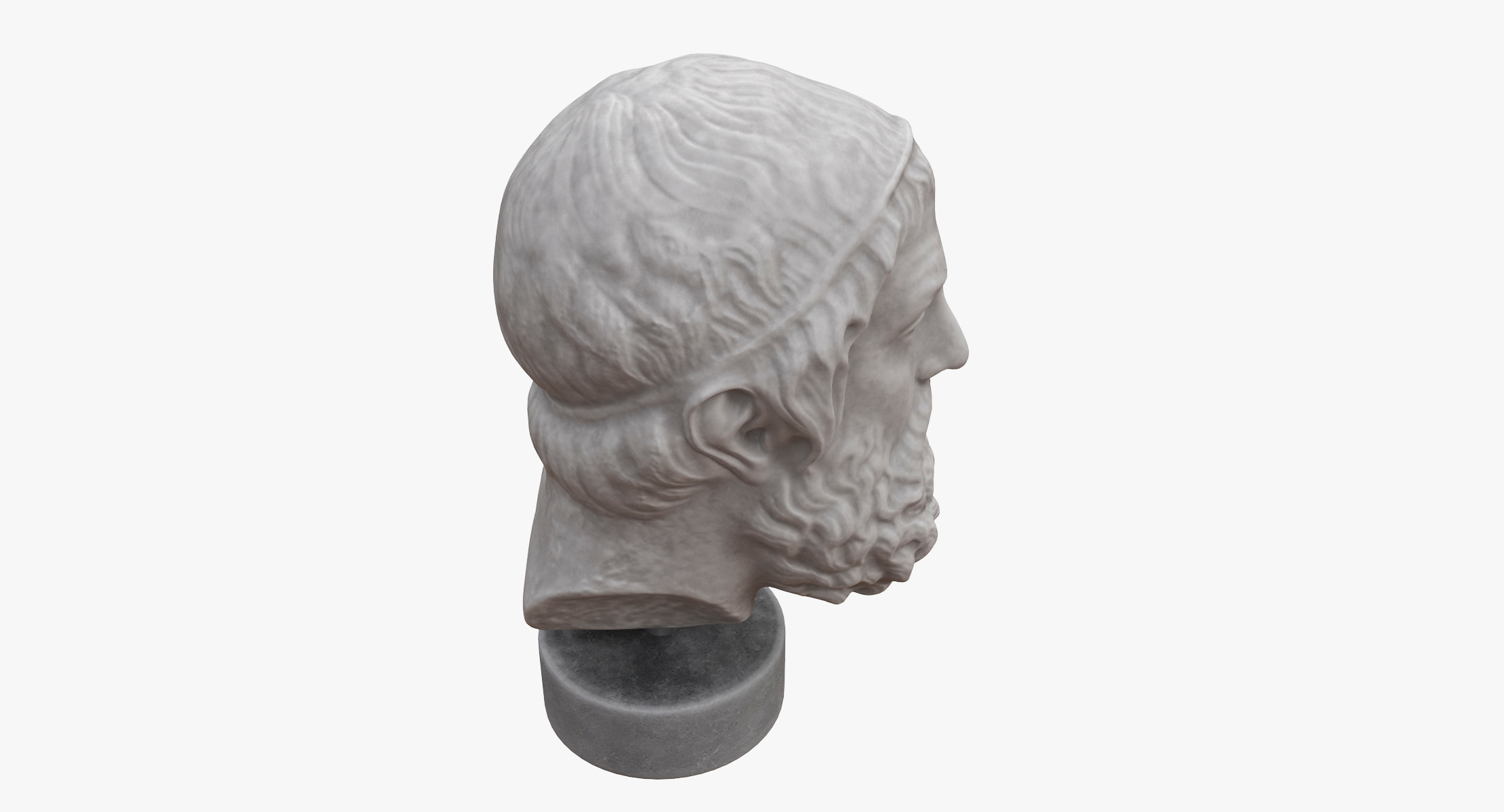 Socrates bust 3D model - TurboSquid 1614695