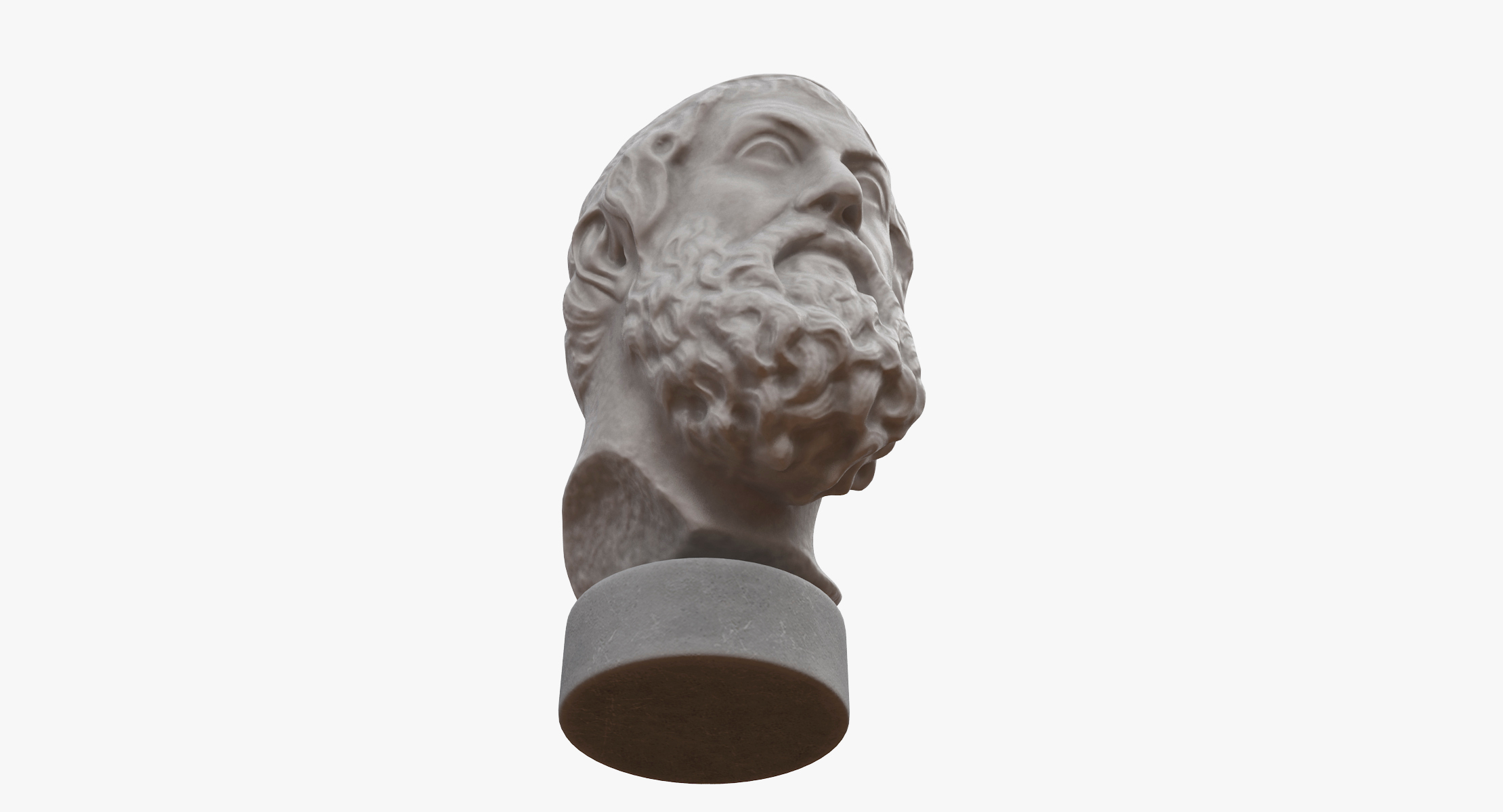 Socrates bust 3D model - TurboSquid 1614695