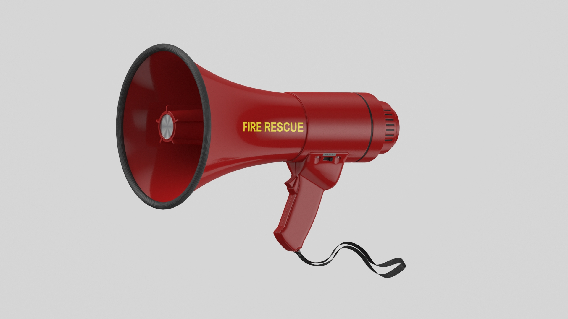 Firemen Megaphone 3D Model - TurboSquid 1857134