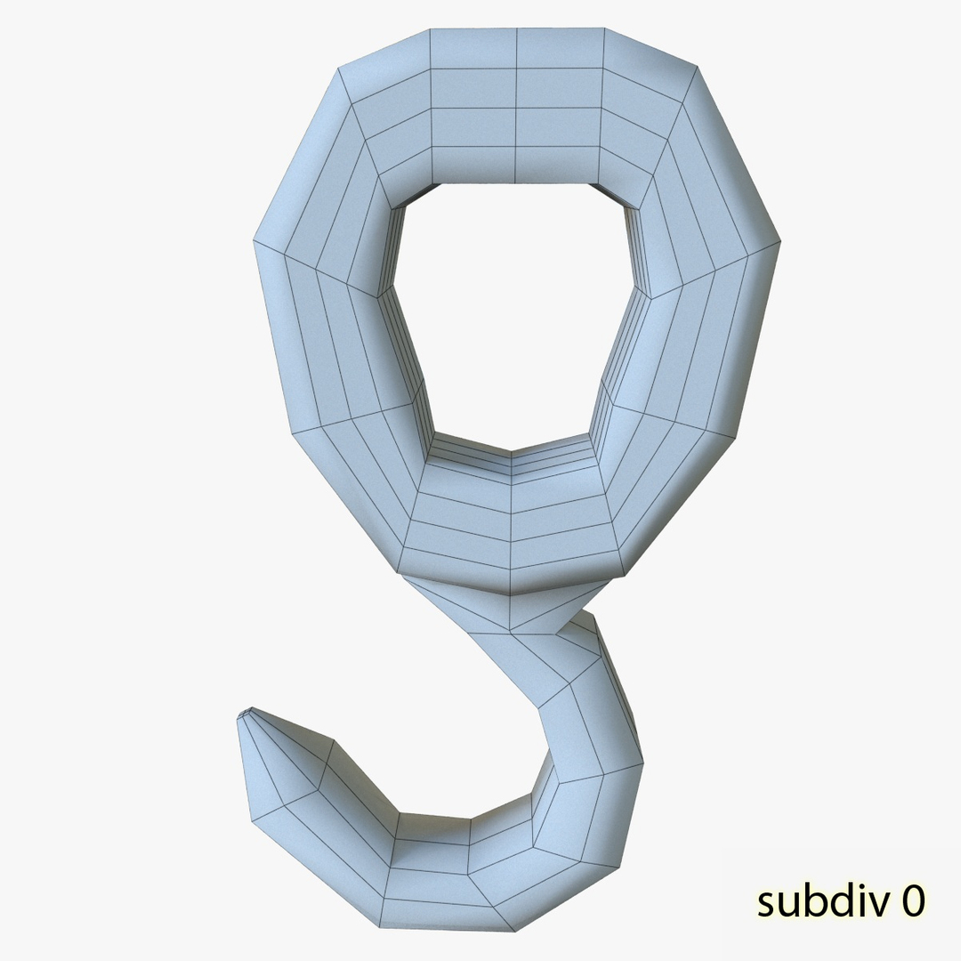 3D Old Metal Hook Model - TurboSquid 1368518