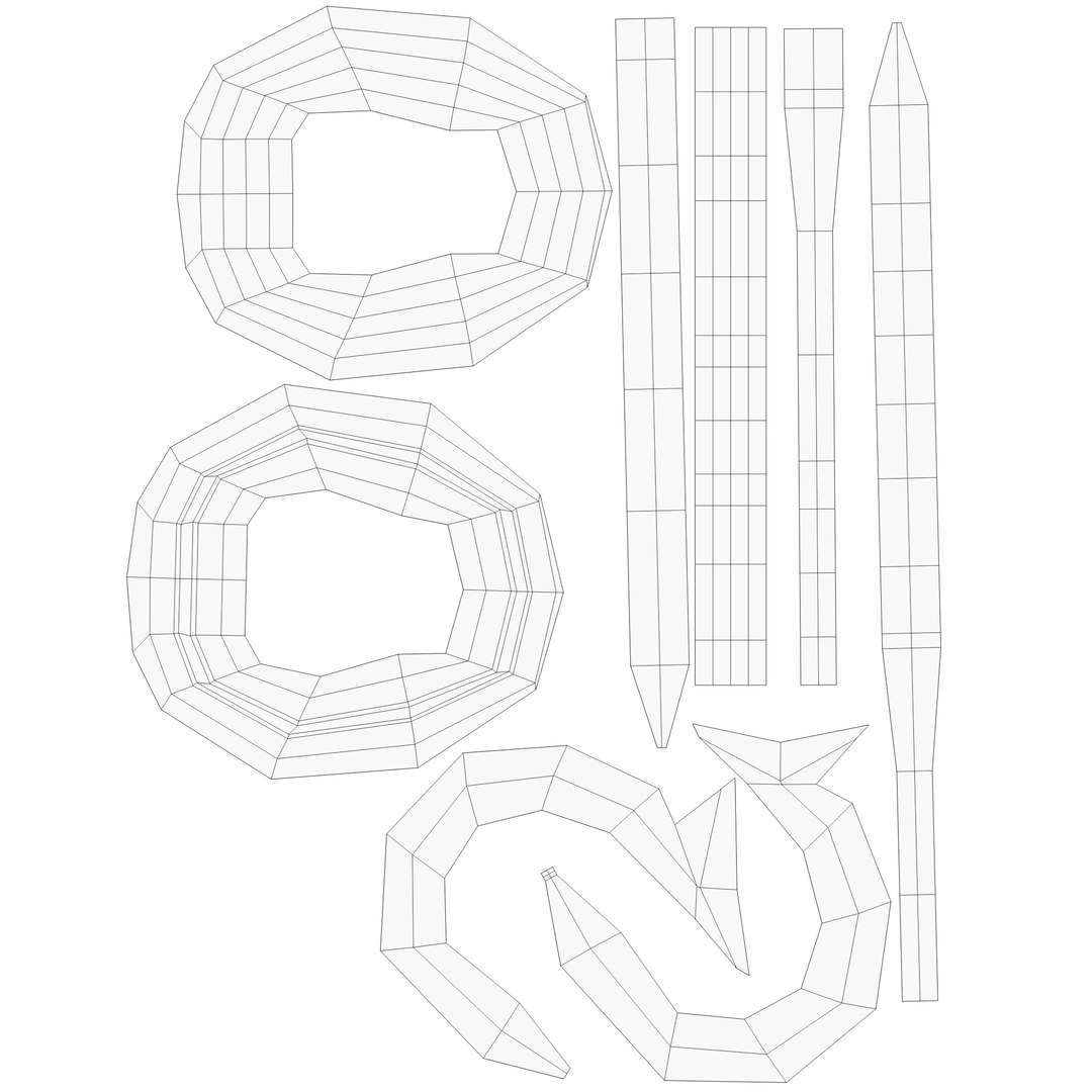 3D Old Metal Hook Model - TurboSquid 1368518