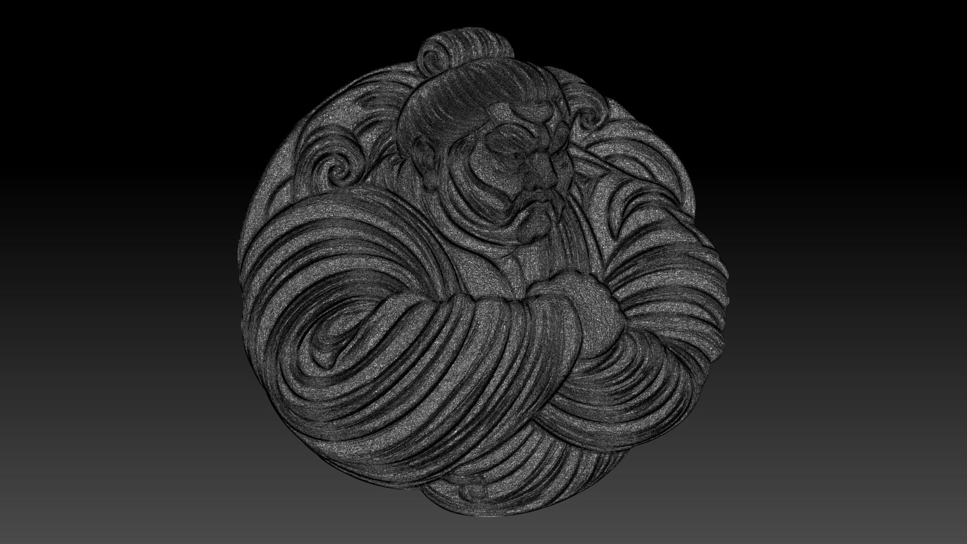 3D Model Sumo Wrestler Basrelief 01 240802 - TurboSquid 2380929