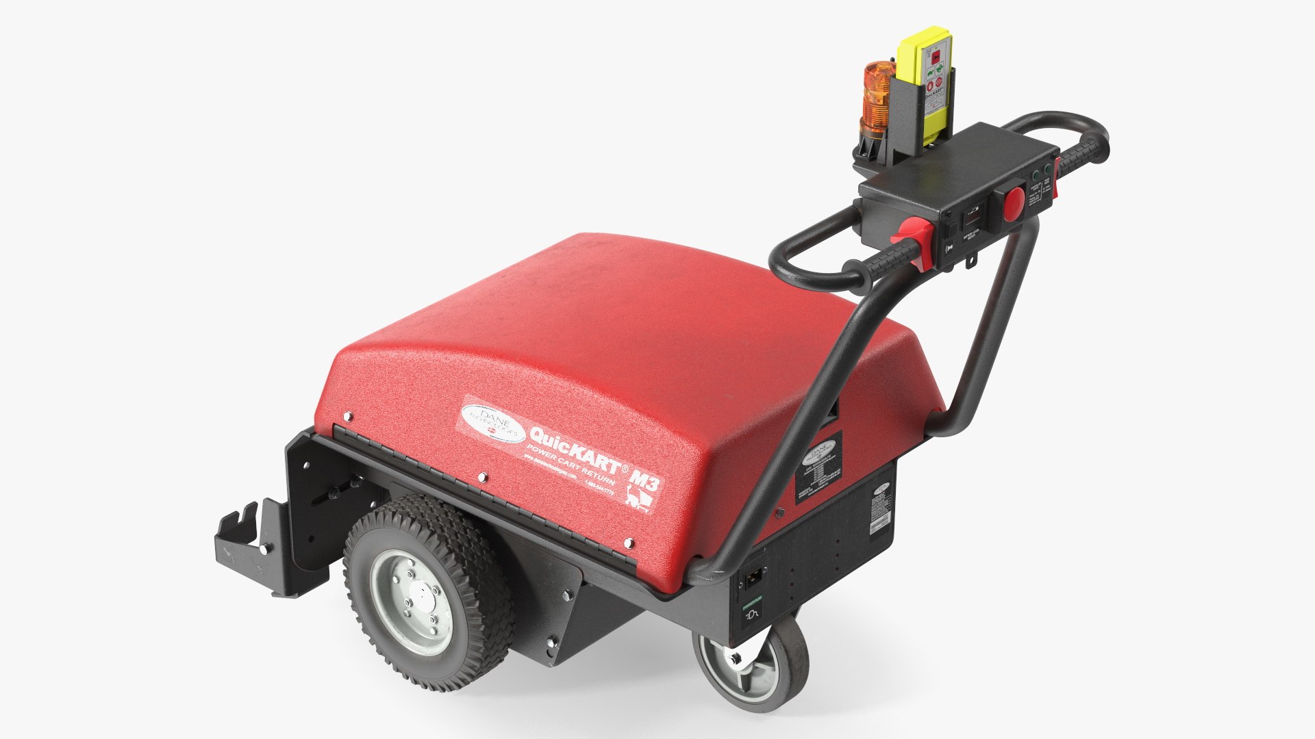 3D Electric Cart Return QuicKART M3 Used Model - TurboSquid 2042310