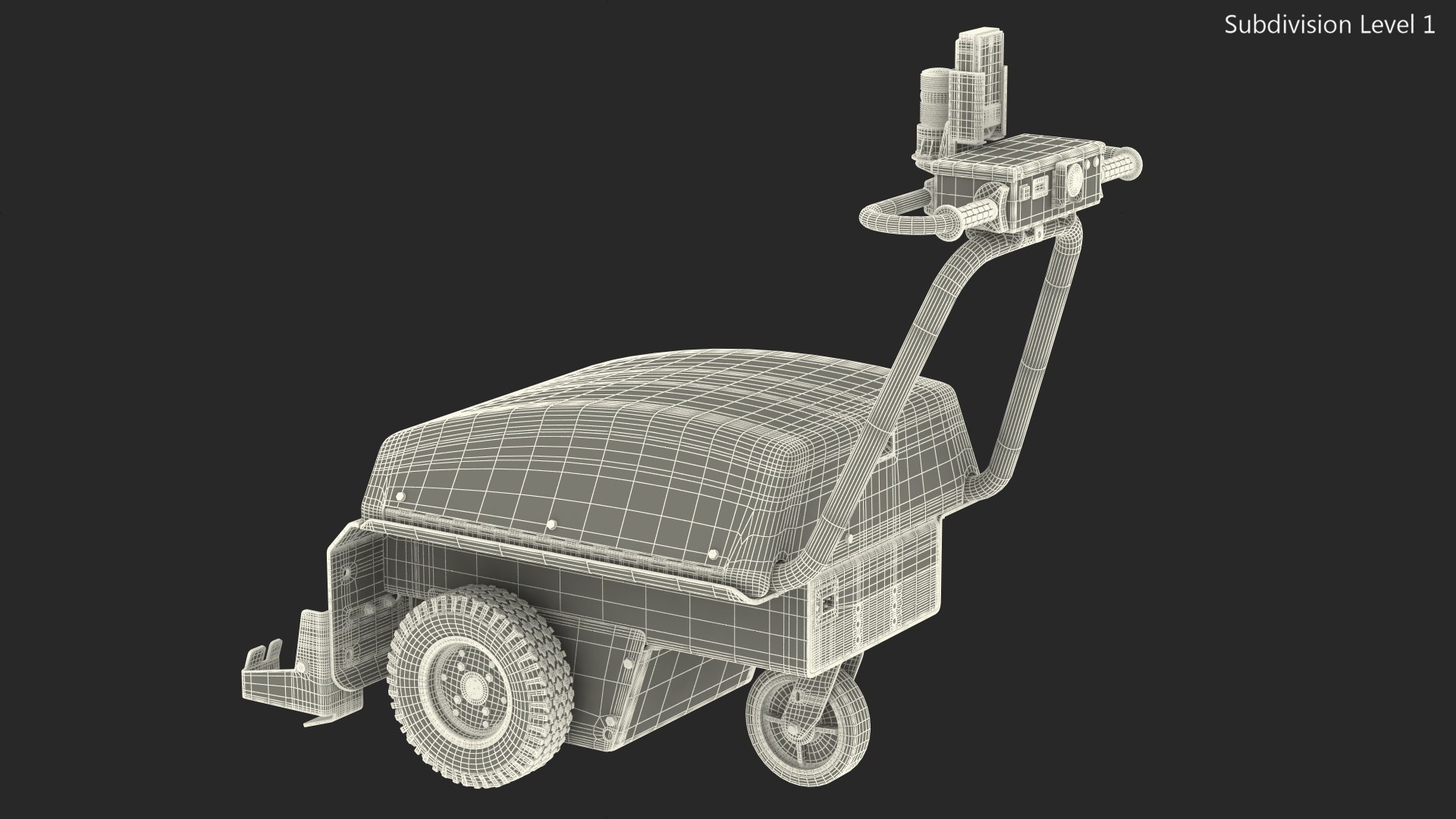 3D Electric Cart Return QuicKART M3 Used Model - TurboSquid 2042310
