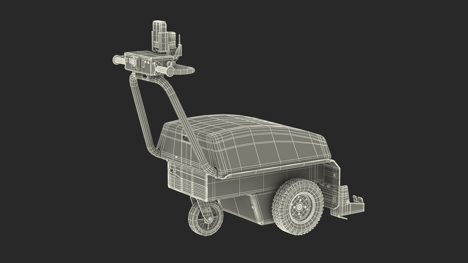 3D Electric Cart Return QuicKART M3 Used Model - TurboSquid 2042310