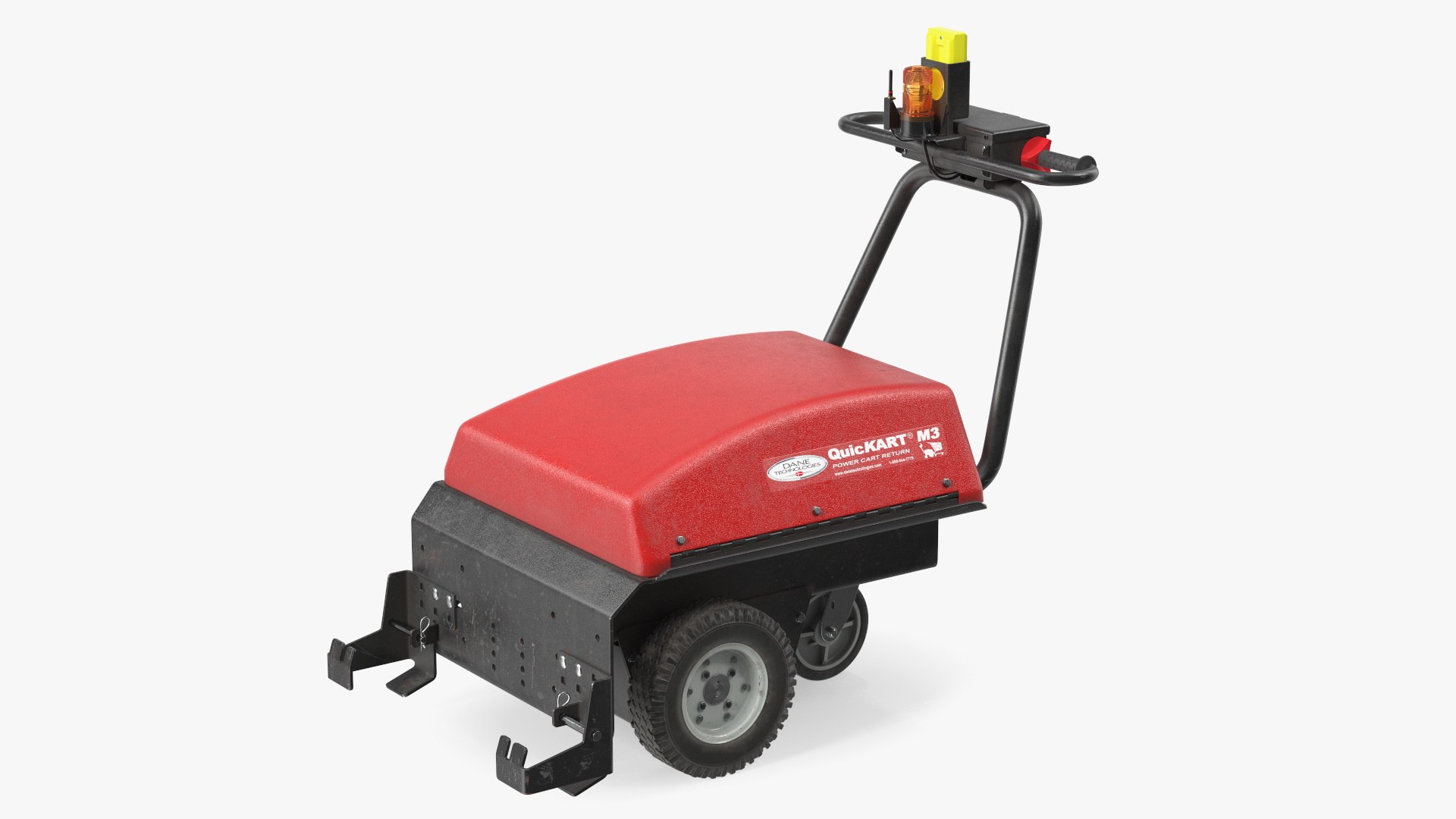 3D Electric Cart Return QuicKART M3 Used Model - TurboSquid 2042310
