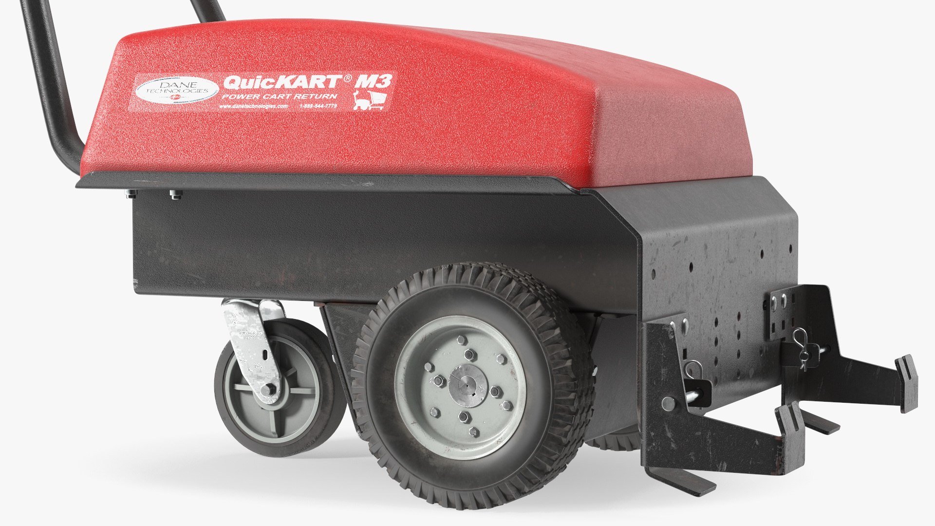 3D Electric Cart Return QuicKART M3 Used Model - TurboSquid 2042310