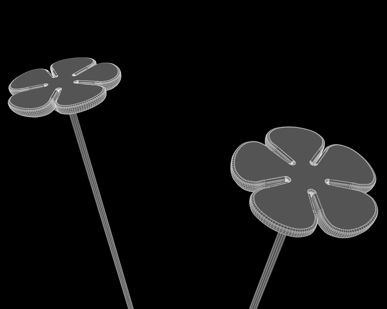 3d model pitcher flowers