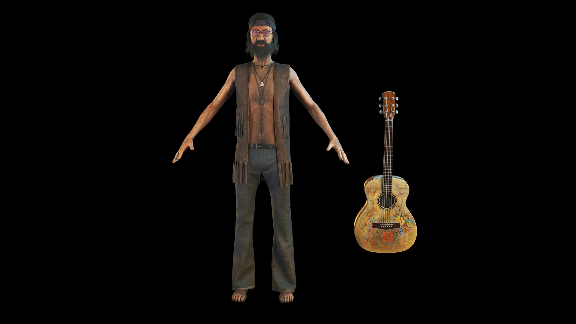 True Hippie Matt 3D Model - TurboSquid 2173164