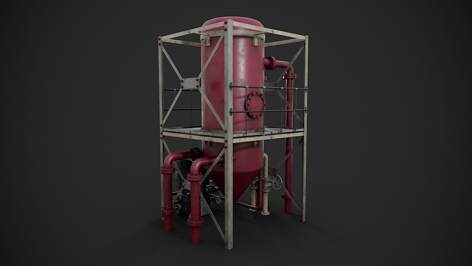 Gas Separator Industrial Model - TurboSquid 1565515