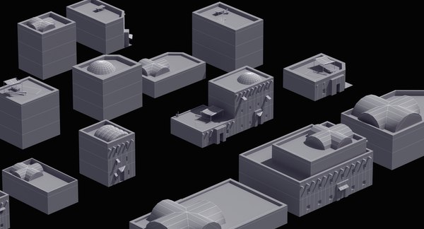 3D biblical arab buildings model - TurboSquid 1194666