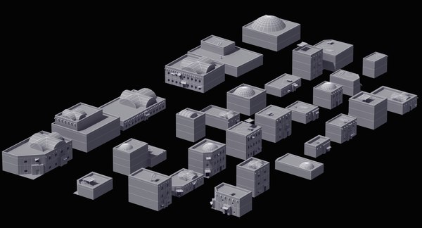3D biblical arab buildings model - TurboSquid 1194666