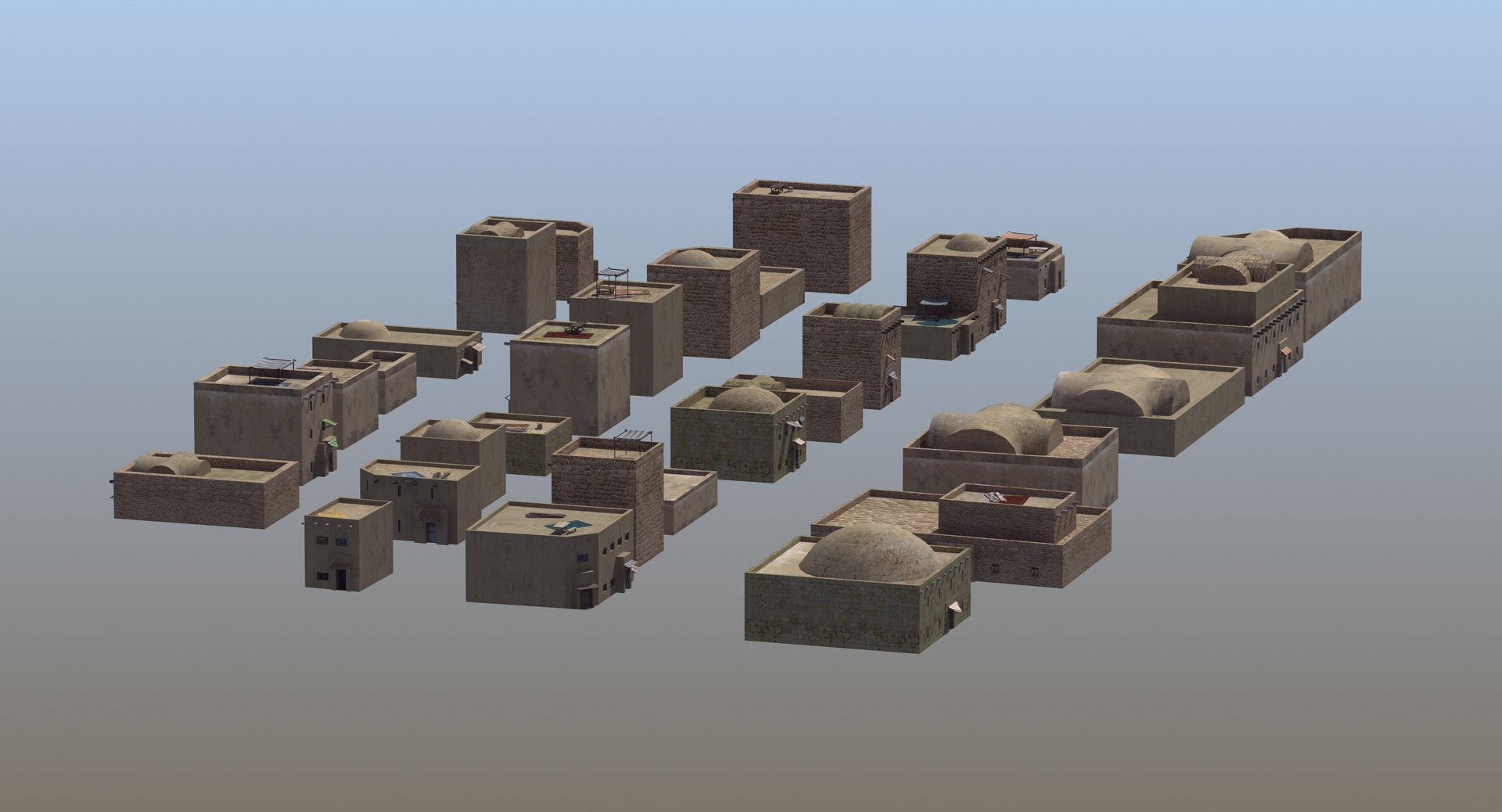 3D Biblical Arab Buildings Model - TurboSquid 1194666