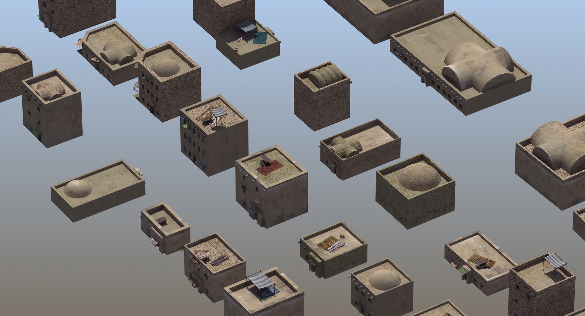 3D Biblical Arab Buildings Model - TurboSquid 1194666