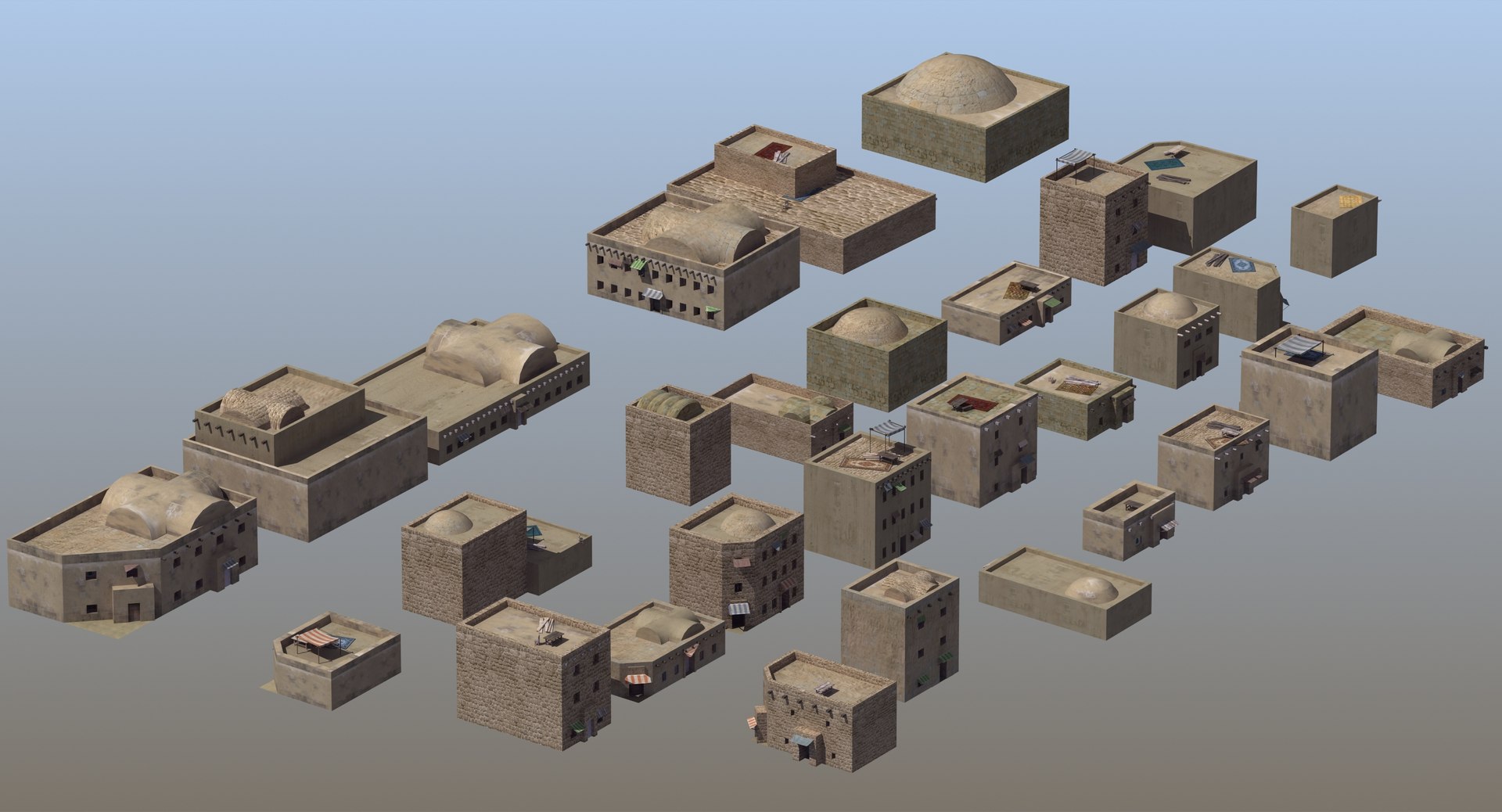 3D Biblical Arab Buildings Model - TurboSquid 1194666