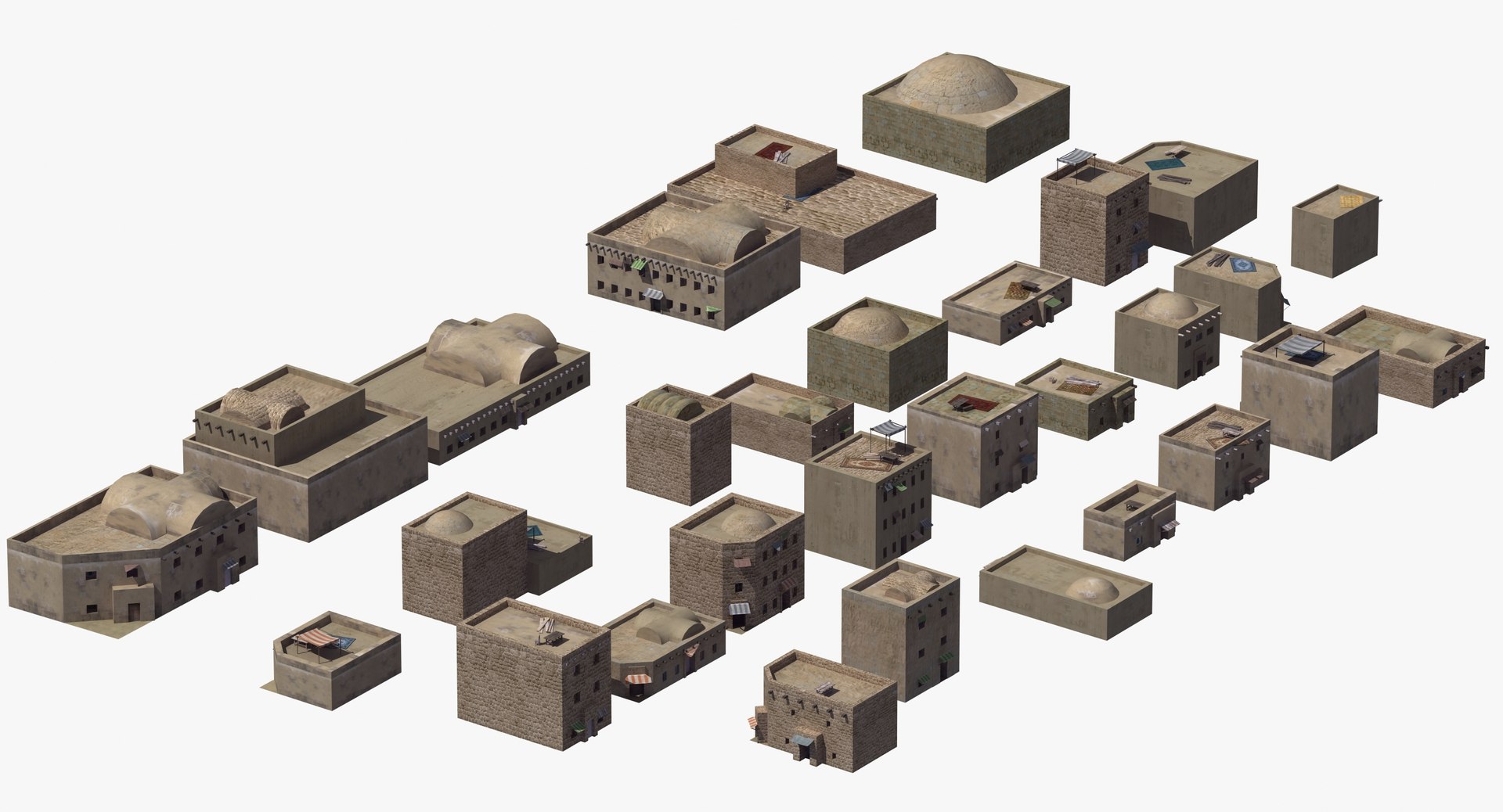 3D Biblical Arab Buildings Model - TurboSquid 1194666