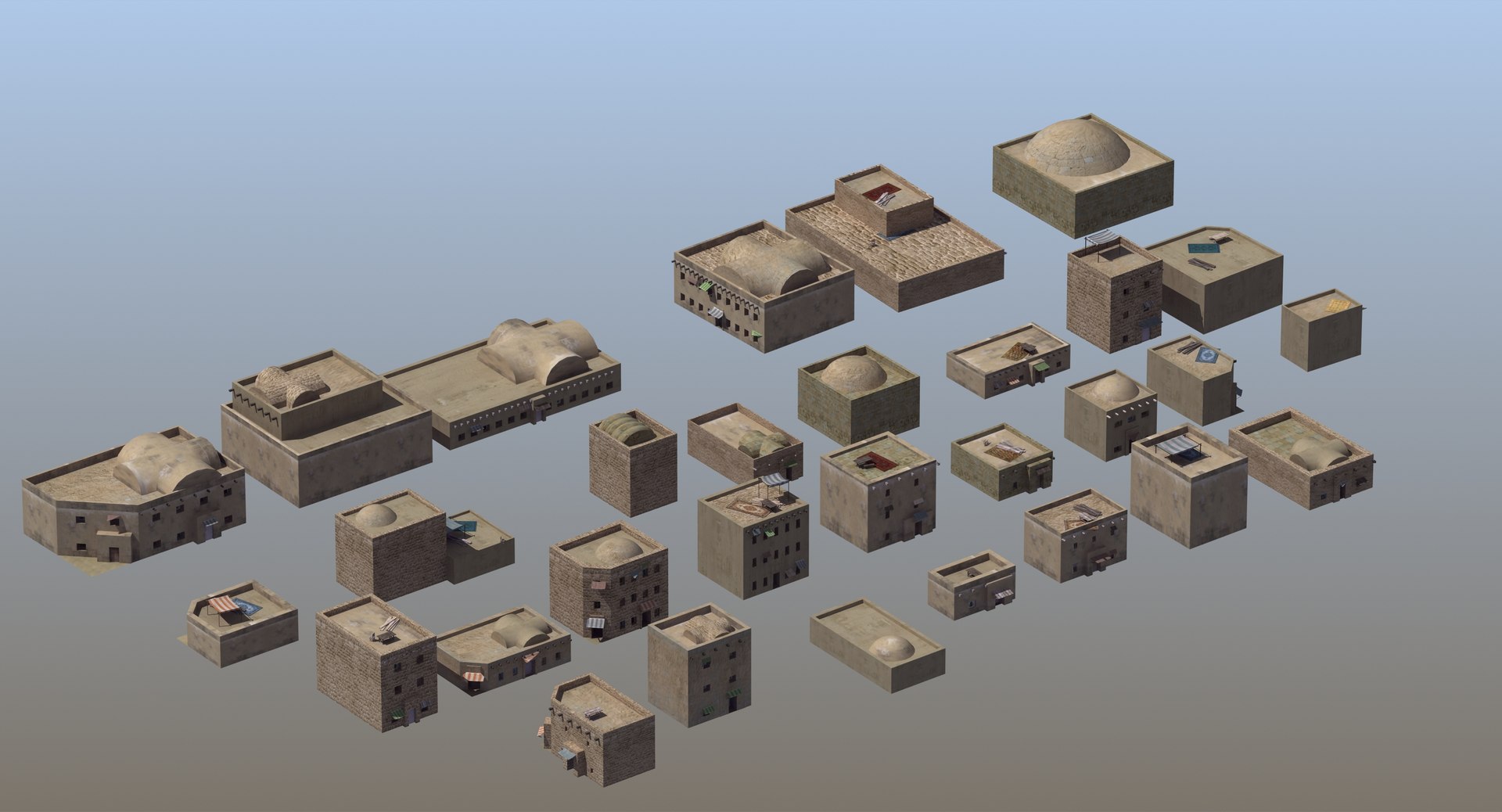 3D Biblical Arab Buildings Model - TurboSquid 1194666