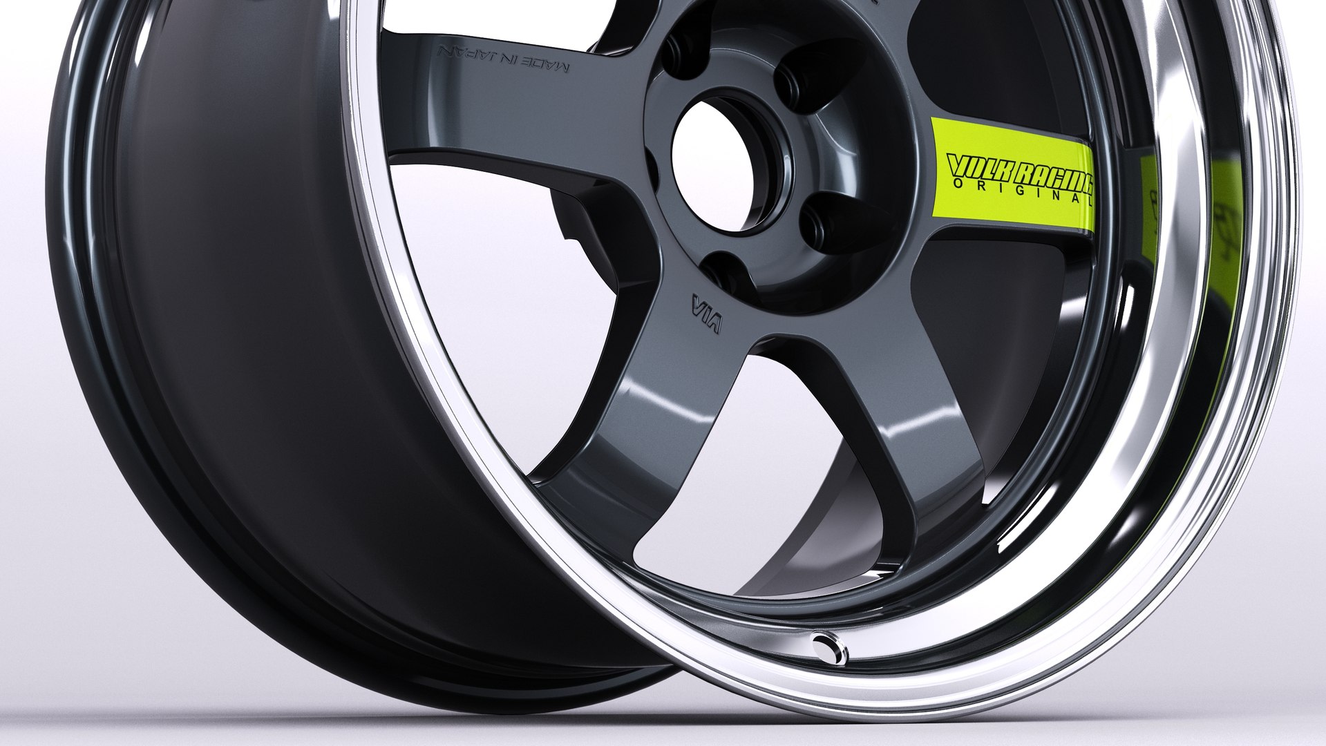 Volk RAYS TE37V model - TurboSquid 2172271