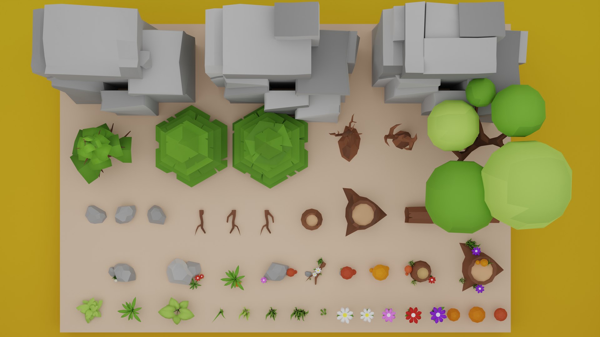 3D Tree And Plant Pack Model - TurboSquid 2065782