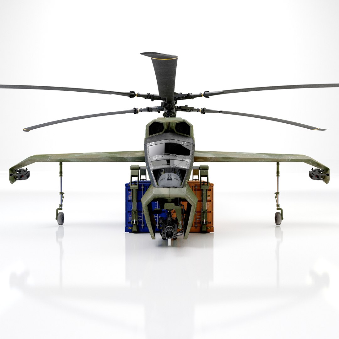 3D Model Helicopter Cargo Prototype - TurboSquid 2170520
