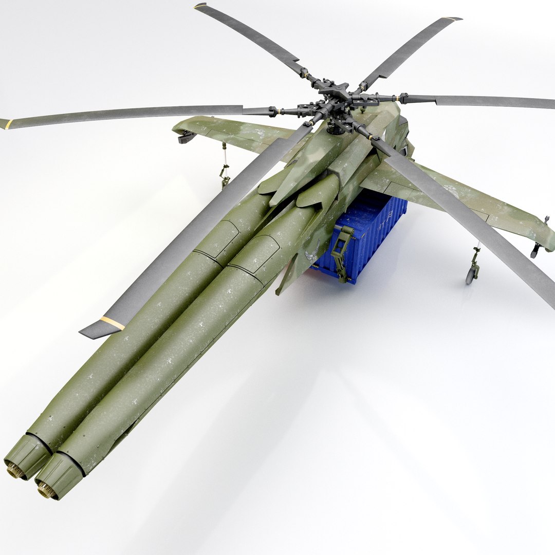 3D Model Helicopter Cargo Prototype - TurboSquid 2170520