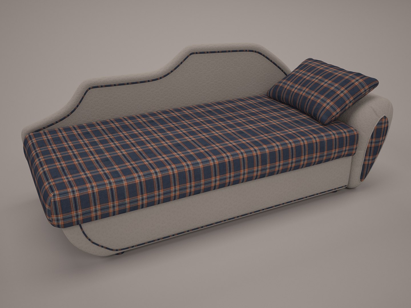Simple Sofa 3d Model