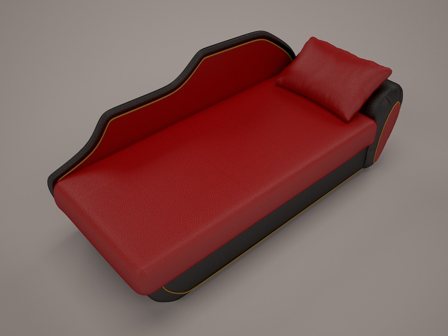 Simple Sofa 3d Model